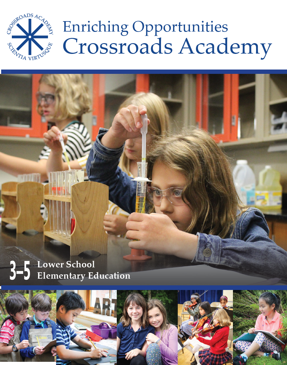 3-5 viewbook cover - Crossroads Academy
